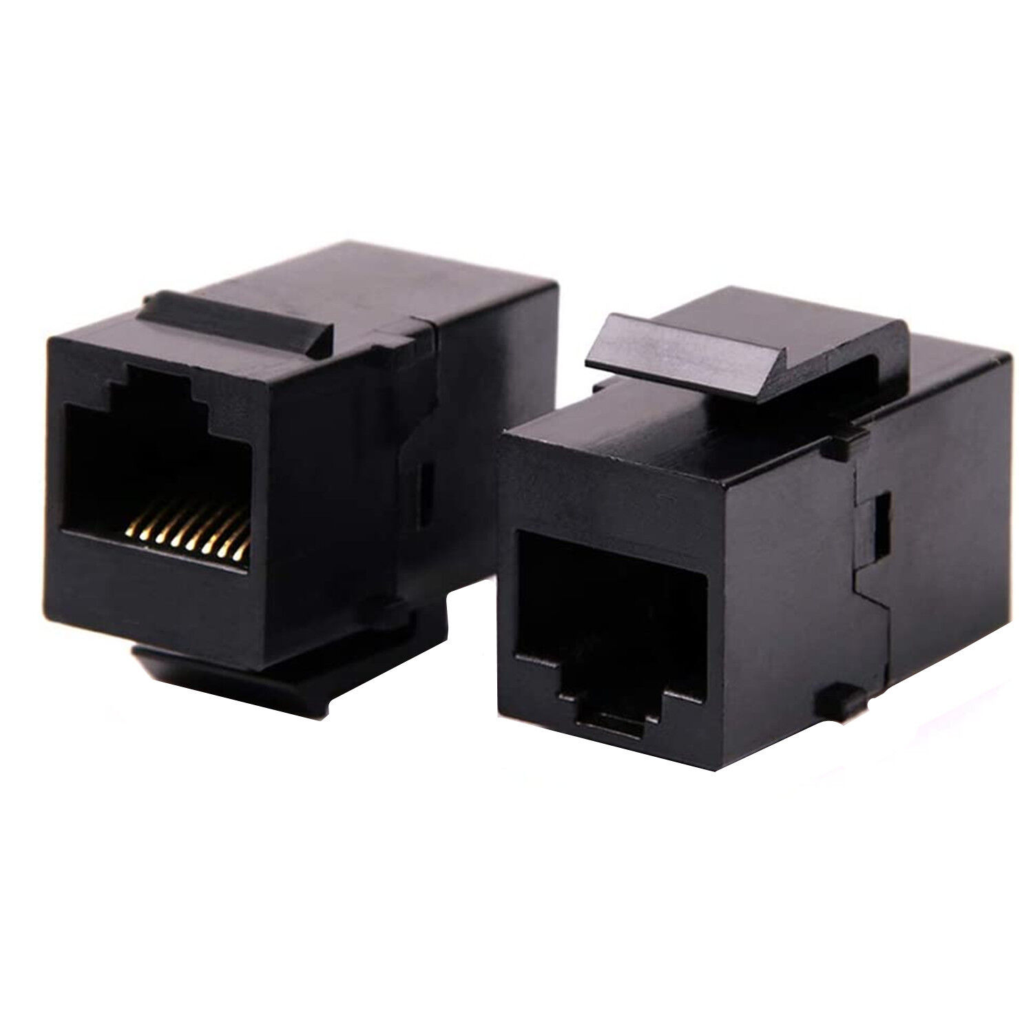 CAT6 RJ45 Keystone Jack Female Coupler Insert Snap-in Connector