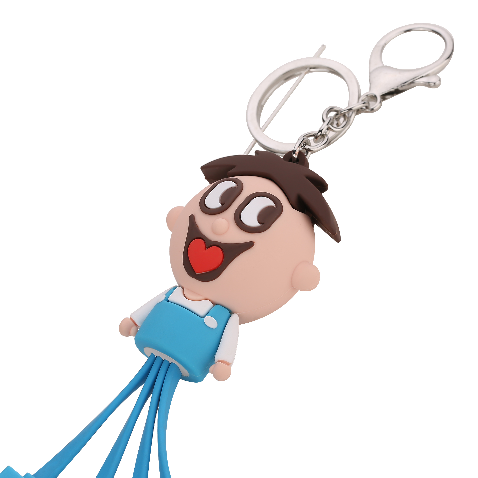 Cute and lovely cartoon duck keychain data multi-functional data