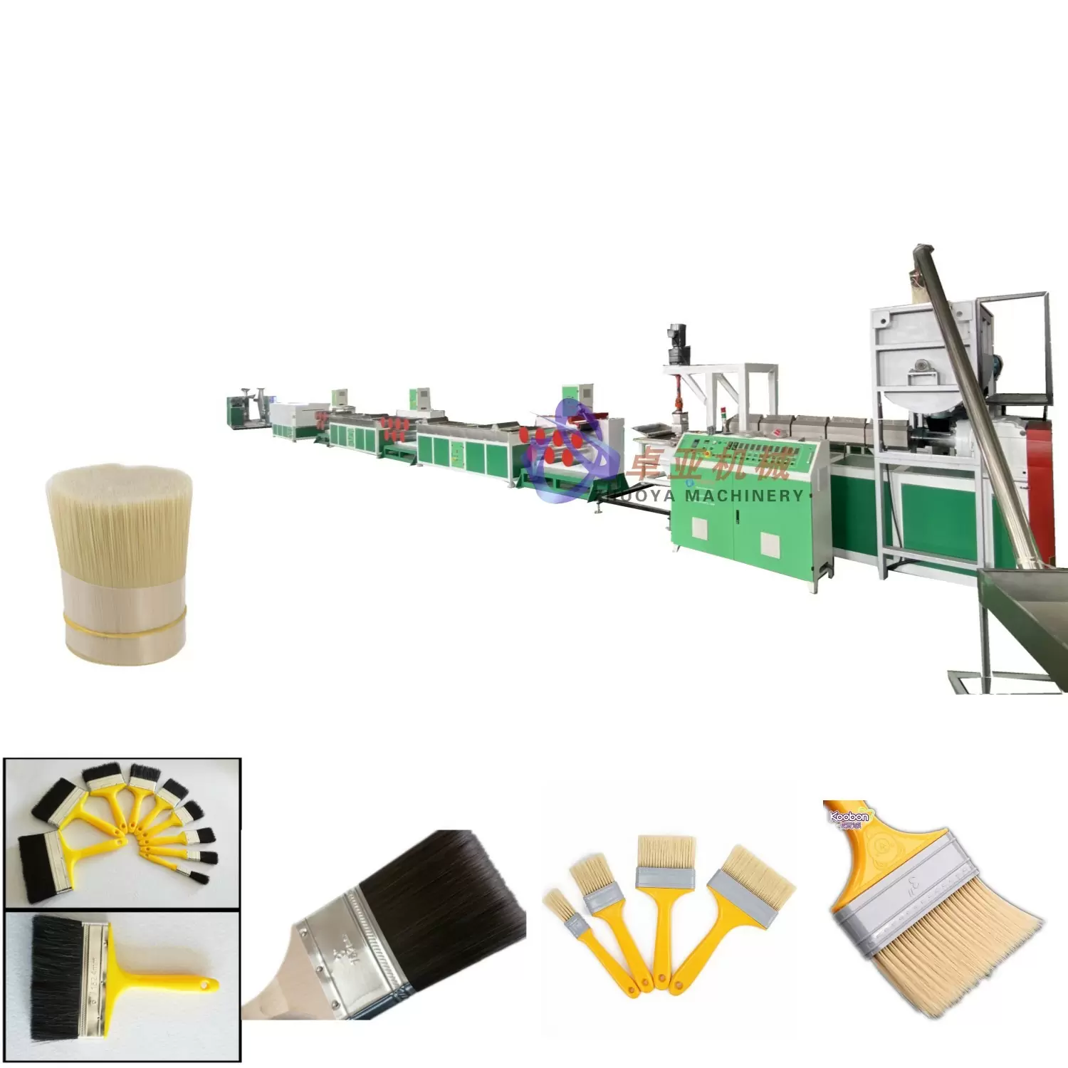 PET PBT paint brush filament extruder machine