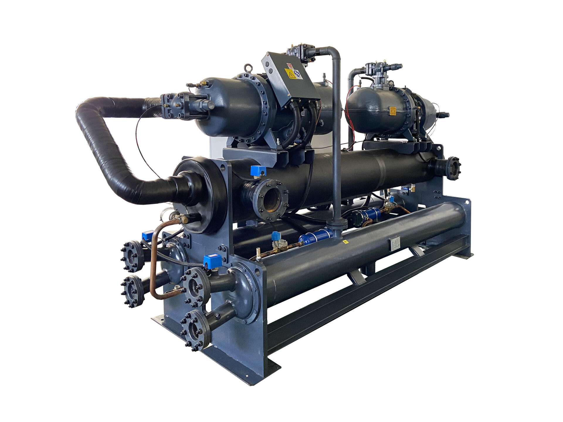 Two Compressors Water Chiller With Screw Compressors