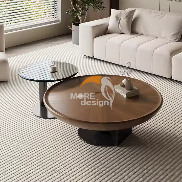 Wooden hotel coffee table-MD-HCT0004-Wuxi Ideal Furniture Co., Ltd.