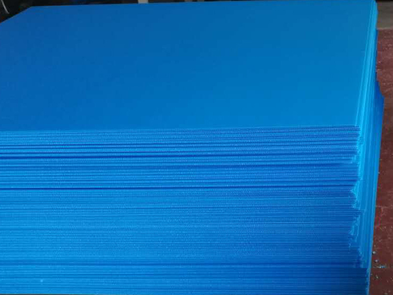 Blue Corrugated Plastic Sheet - Lightweight, Waterproof & Durable PP/PE ...
