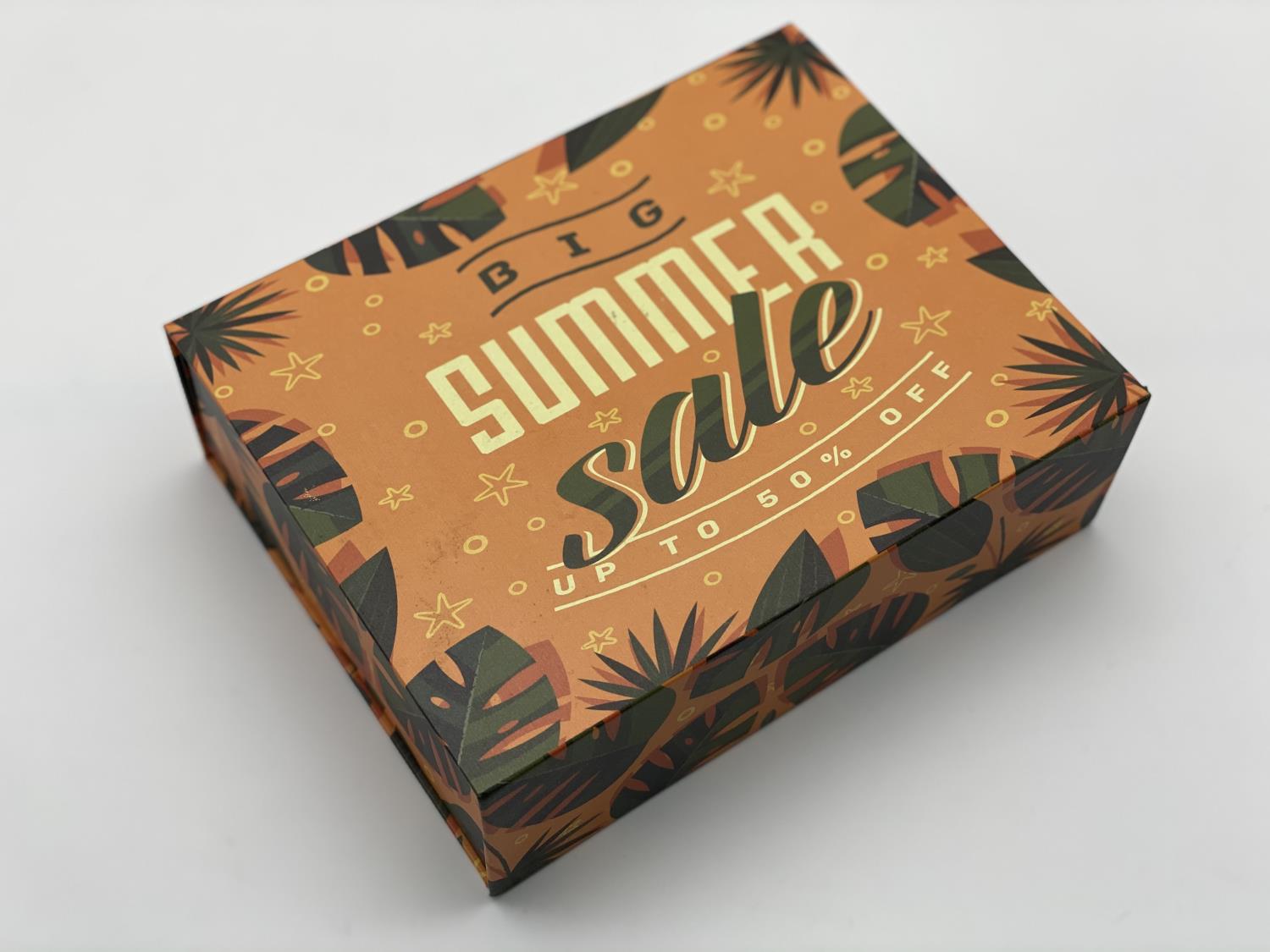 Custom Print Gift Box With Magnetic Close Folding