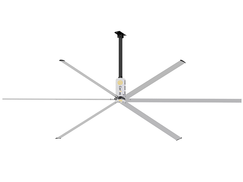 hvls fan, high volume low speed fan, industrial ceiling fan