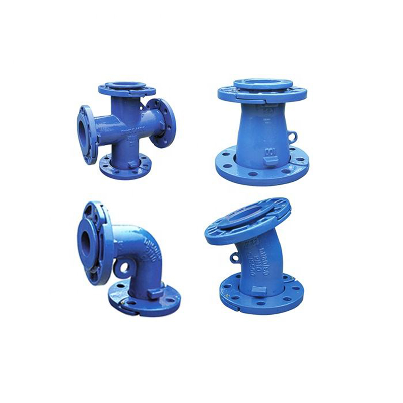 Epoxy Coated Ductile Iron Pipe Fitting Dci Full Flanged Equal Tee ...