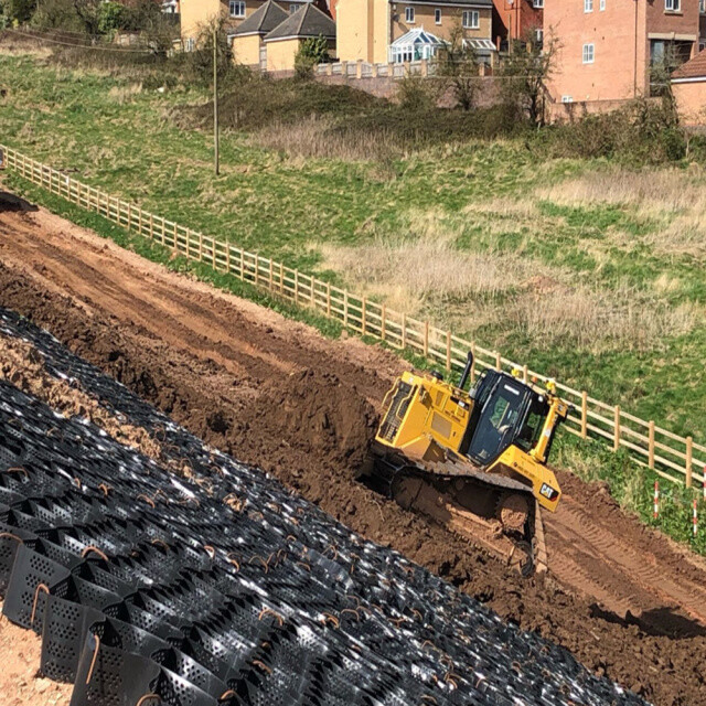HDPE Geocell for Soil Reinforcement Soft Soil Foundation and Steep ...