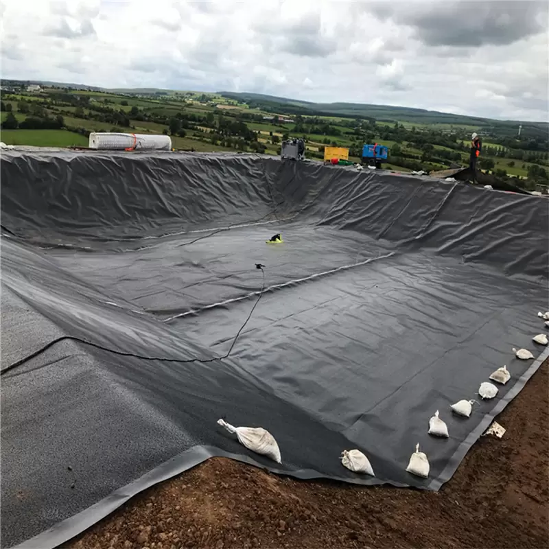 HDPE EVA geomembrane is used in landfill dam engineering-Shandong ...