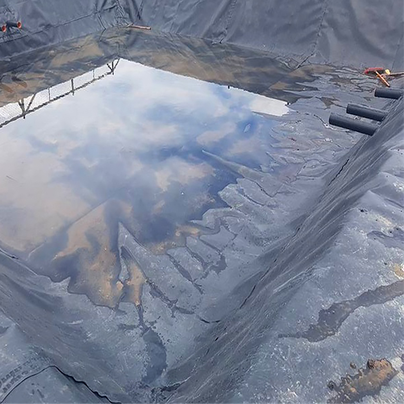 HDPE EVA geomembrane is used in landfill dam engineering-Shandong ...