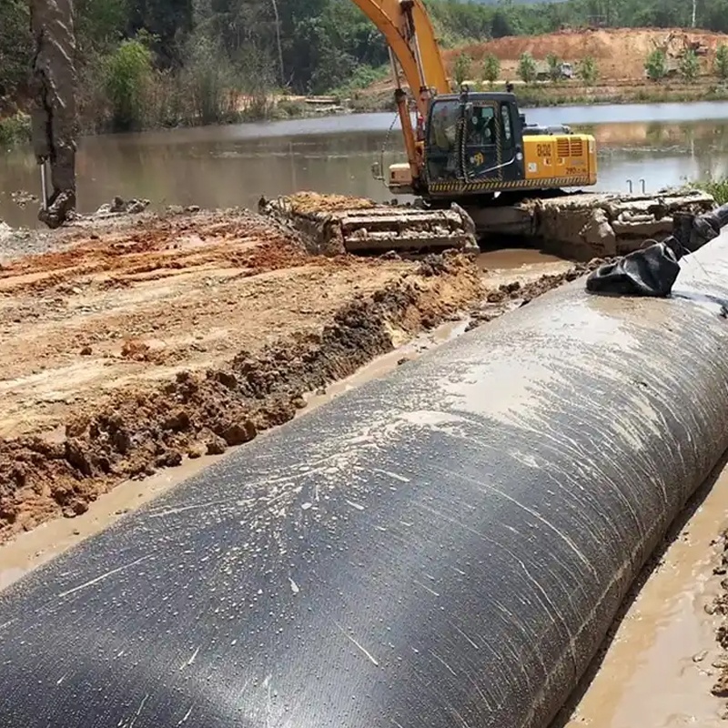 Customized Mine Sludge Dewatering Geotextile Tube-Shandong Dingrun New ...