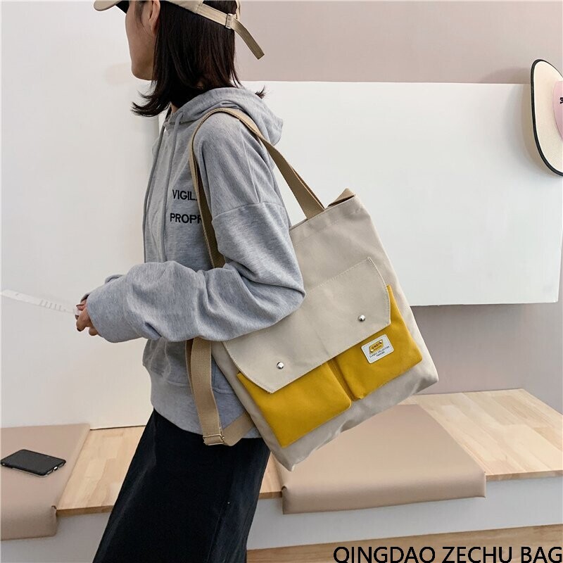 中国 カスタム 2024 新作 カジュアル 帆布 サブバッグ 2way 肩掛け 斜め掛け 学生バッグ メーカー, サプライヤー, 工場 ...