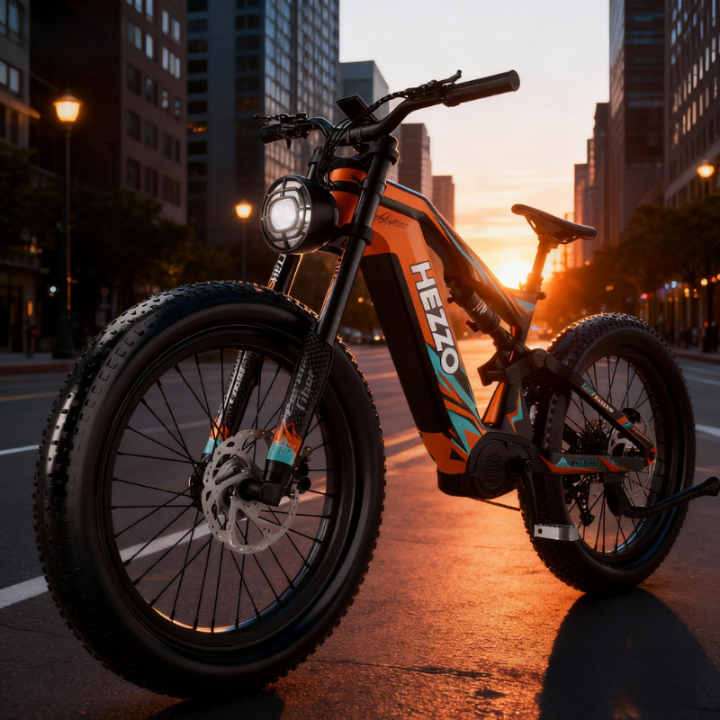 HEZZO K9 52V Fat Tire E-Bike | 21AH Long-Range Power