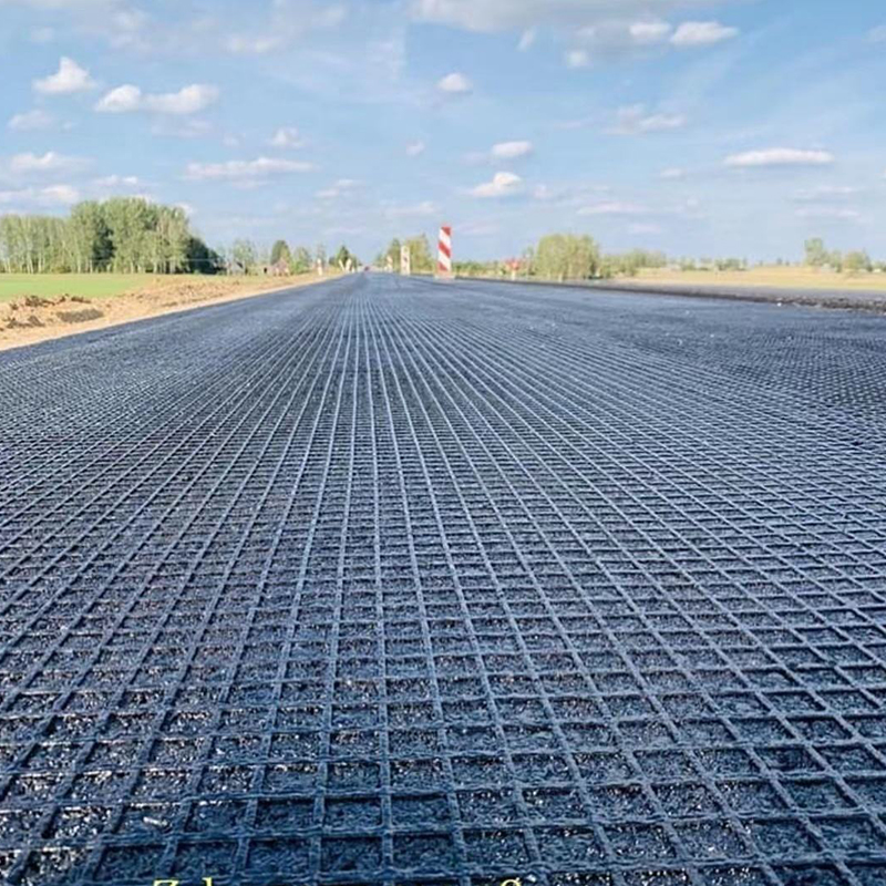 Plastic geonet Geocomposite Mat PP HDPE Net Used in Road Construction ...