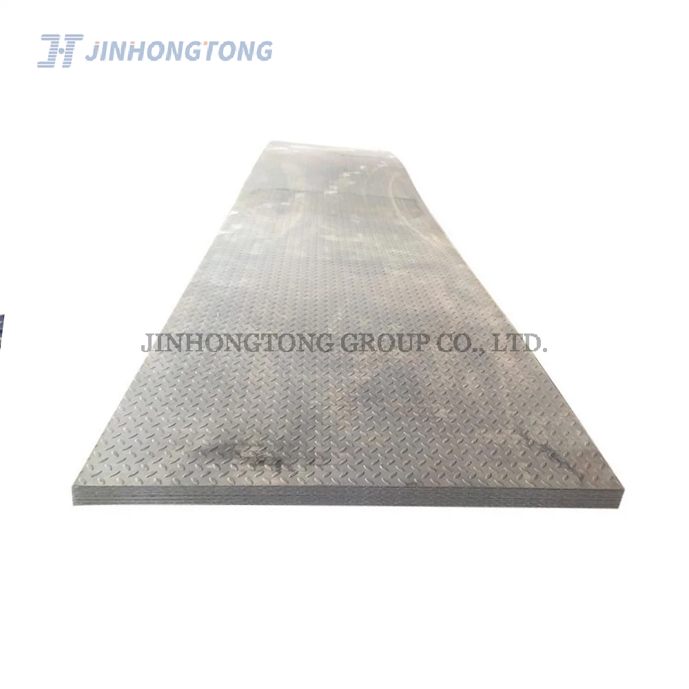 CHECKERED STEEL PLATES WITH RHOMBIC SHAPES ON THE SHEET SURFACE ...