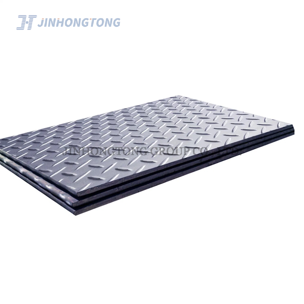CHECKERED STEEL PLATES WITH RHOMBIC SHAPES ON THE SHEET SURFACE ...