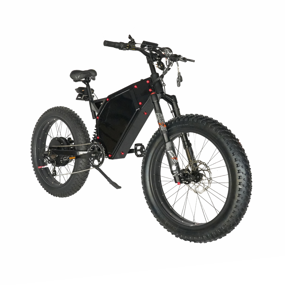 Stealth Bomber Fat Tire Electric Bike Full Suspension 5000W Enduro Ebike-Changzhou Leili ...