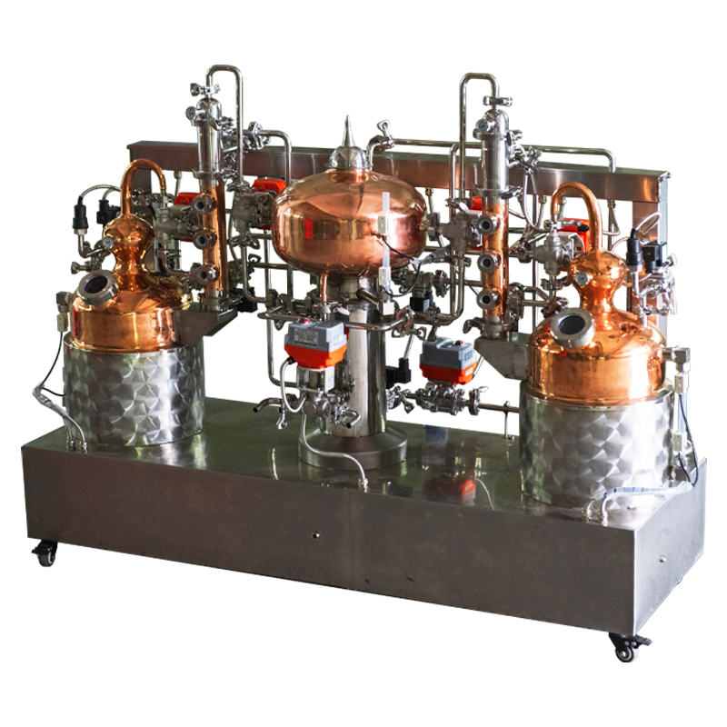 10L automatic double pots brandy distiller-Yantai Diboshi Brewing ...