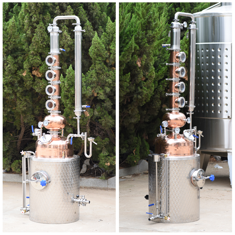 50L column water electric whiskey distiller-Yantai Diboshi Brewing ...