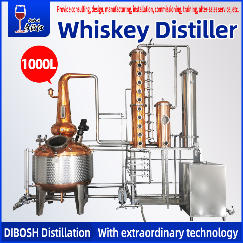 1000L pot copper still distiller-Yantai Diboshi Brewing Equipment Co.,Ltd