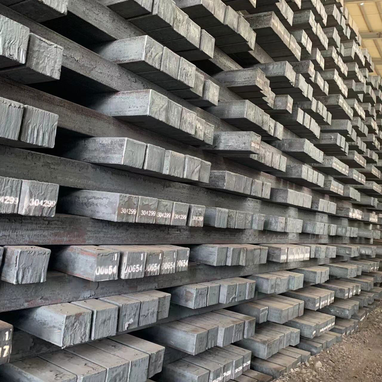 High-Quality Steel Billets - Square & Flat Types with GB, JIS, ASTM ...
