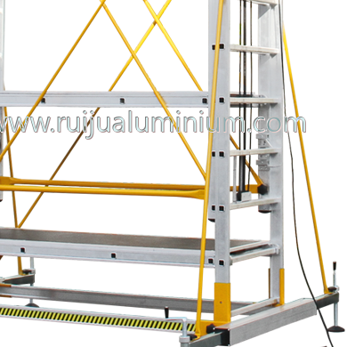 SGS Tested extension ladder aluminiun scaffolding with 230KG load ...