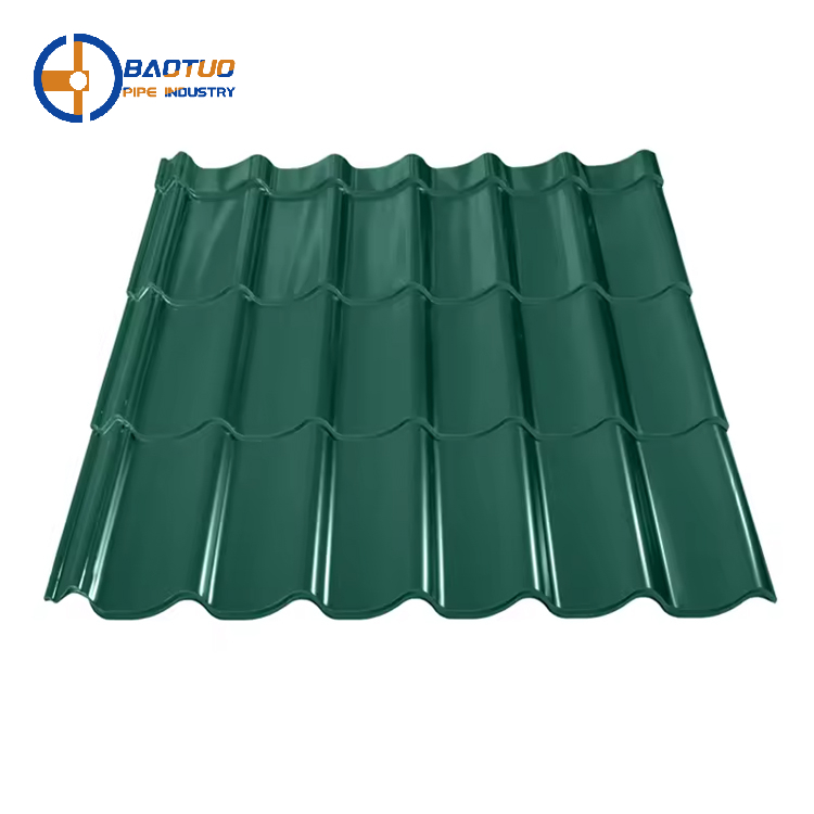 Custom Color Pre-painted Sgch Tole PPGl Zinc Galvanized Corrugated ...