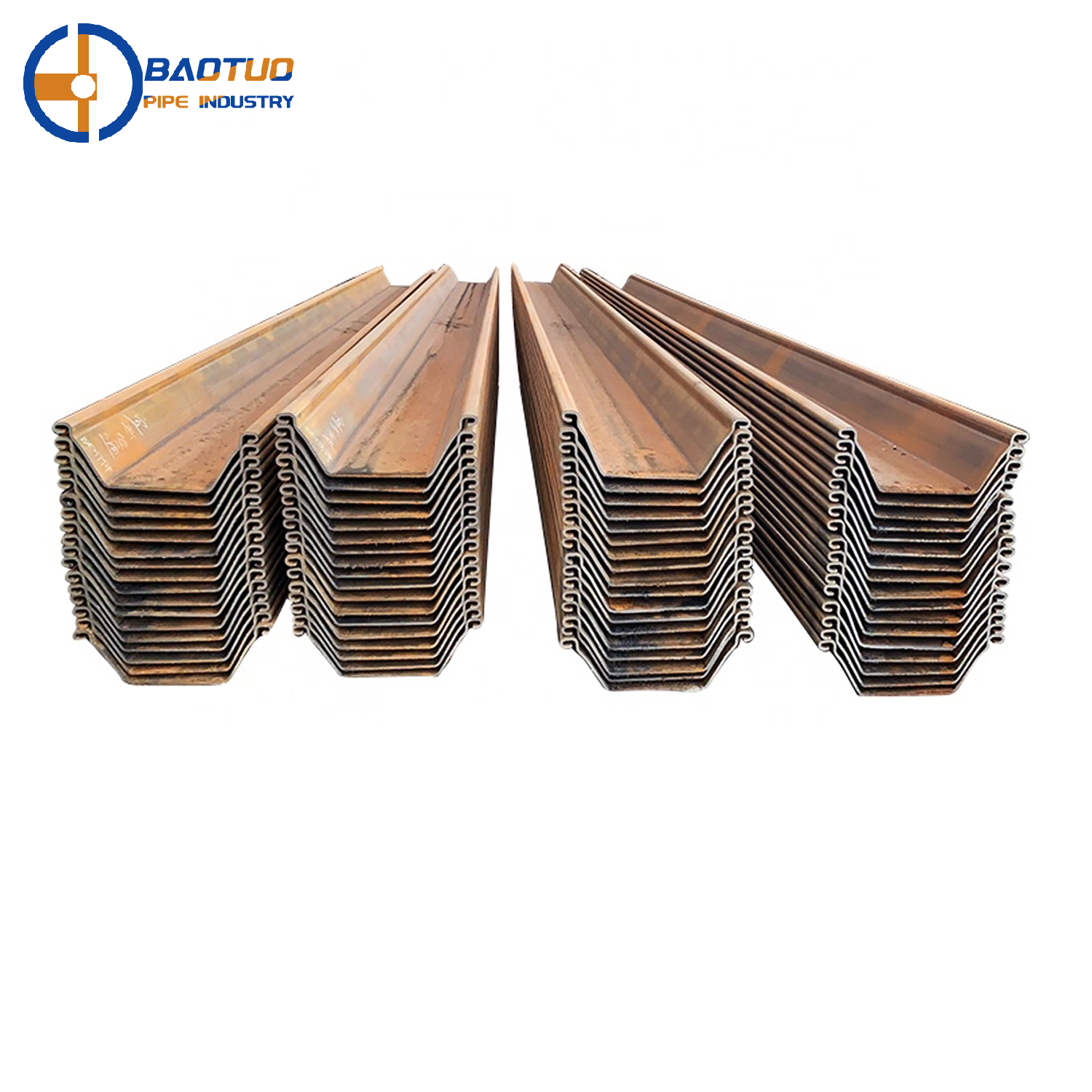 China Factory Cold Formed Hot Rolled Sheet Piling Rolled U Type Steel ...