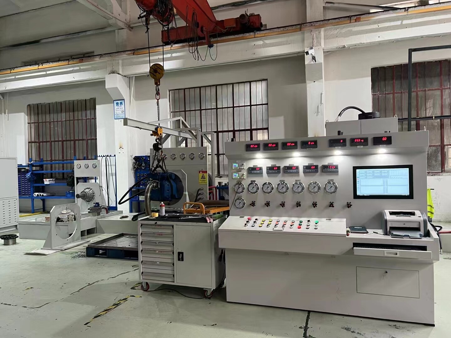 Comprehensive Hydraulic Motor Test Bench for Various Specifications and ...