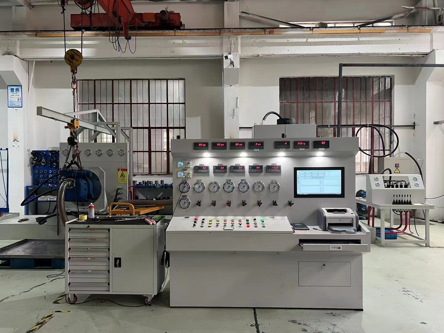 Comprehensive Hydraulic Motor Test Bench for Various Specifications and ...