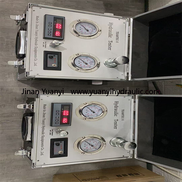 Portable Hydraulic Motor Pressure Tester & Digital Hydraulic Pump Flow ...