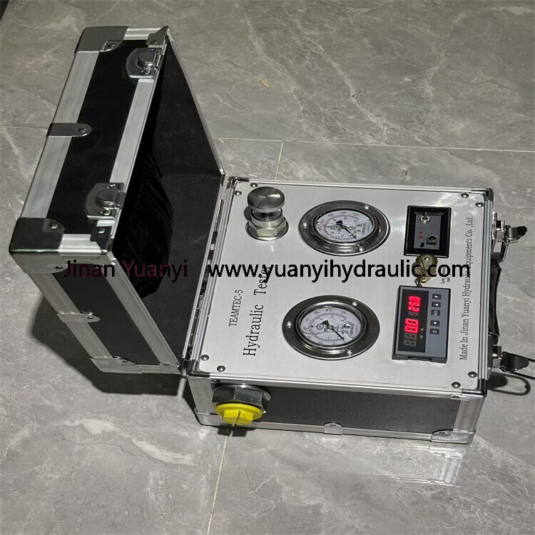 Digital Hydraulic Pump Pressure & Flow Tester - Portable Hydraulic ...