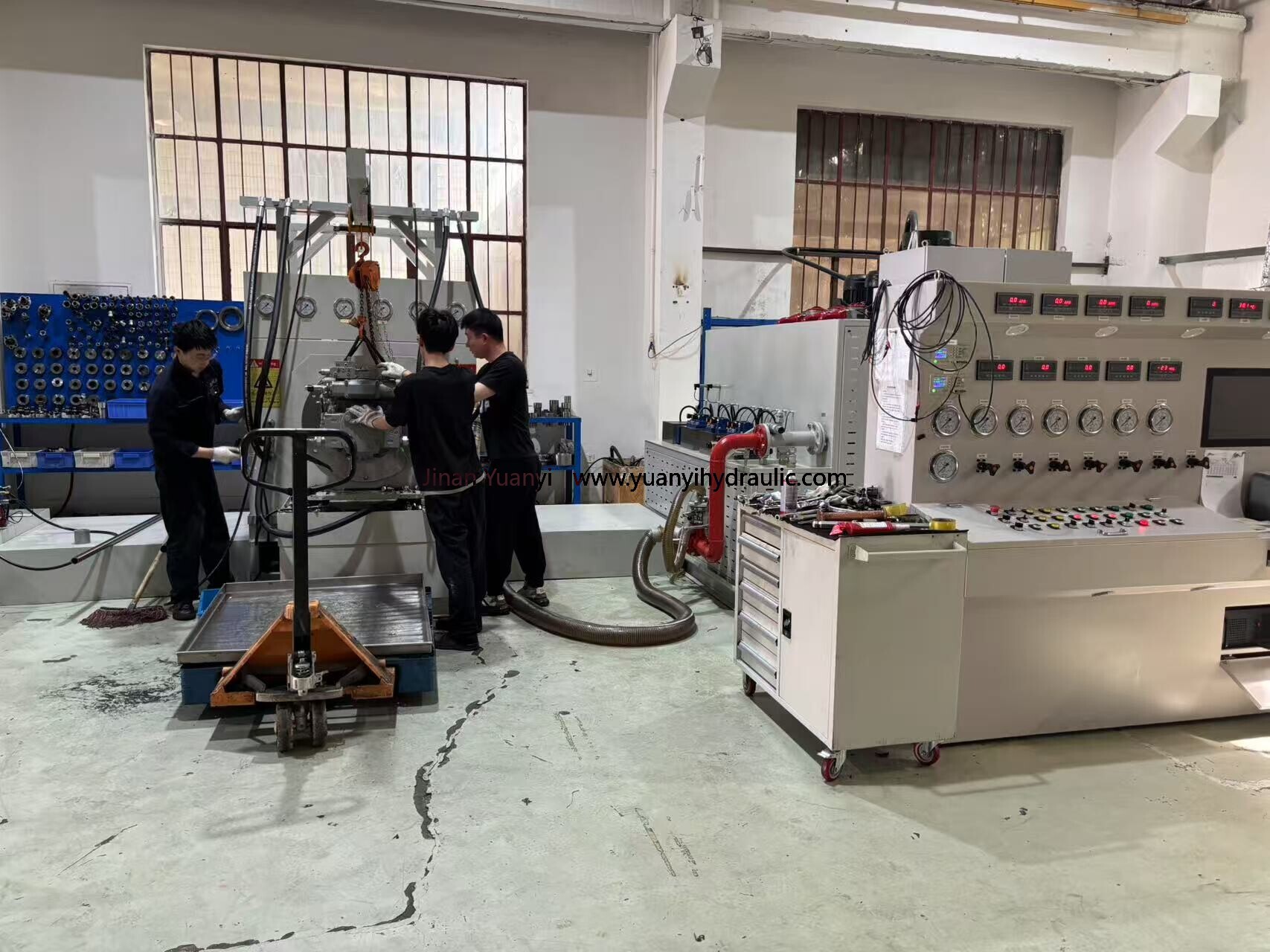 Hydraulic Cylinder Repair & Test Equipment | Hydraulic Pump Flow Test ...