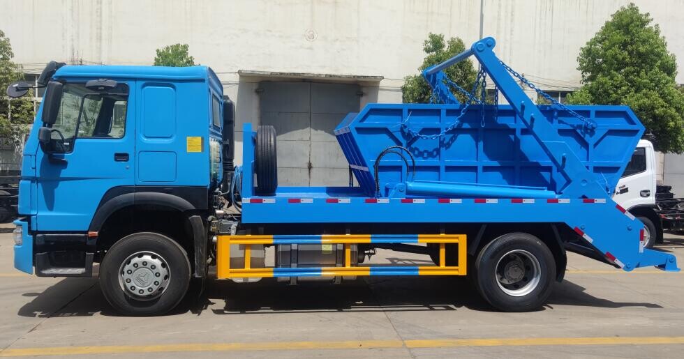 SINOTRUK HOWO 4X2 10m³ SKIP GARBAGE TRUCK-SINOTRUK HOWO IMPORT&EXPORT ...