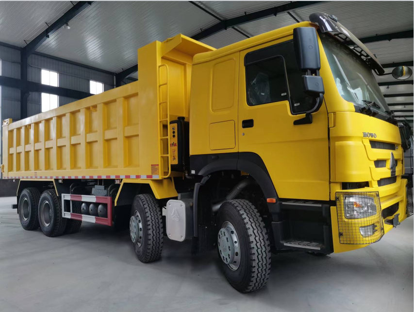 HOWO 8x4 Yellow + Tianzi grid-SINOTRUK HOWO IMPORT&EXPORT CO.LTD