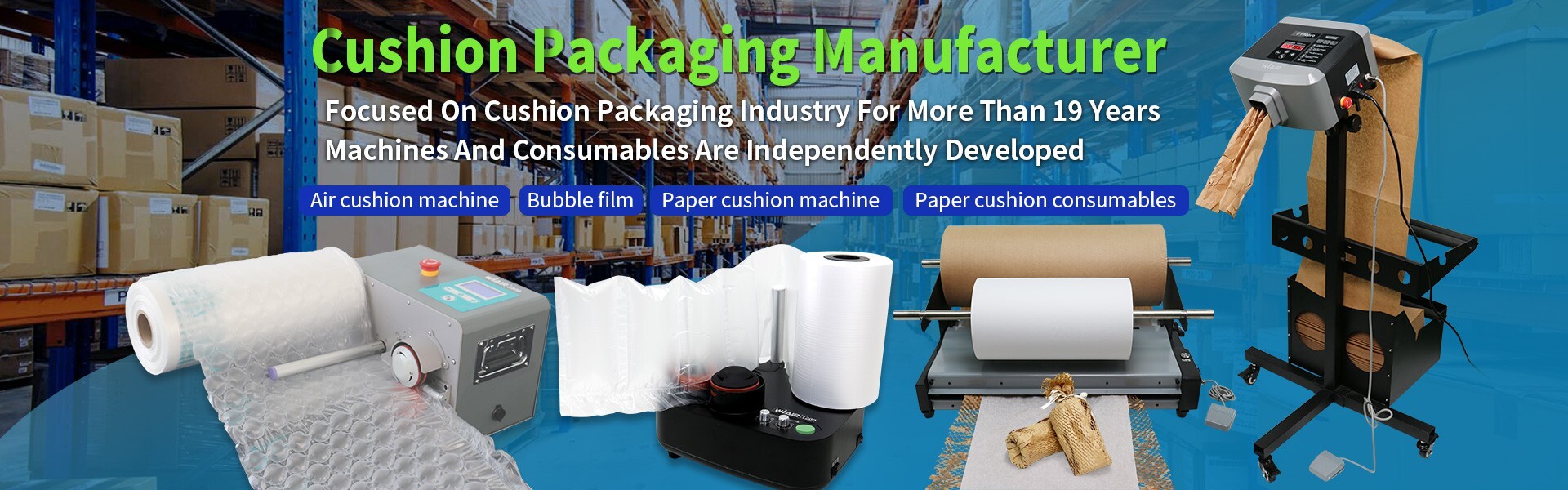 China Paper Cushion Machine,Paper Bubble Machine,Air Cushion Machine ...
