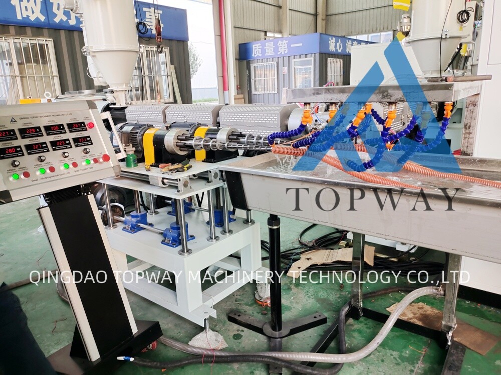 PVC Spiral Reinforced Wire Water Suction Hose Making Machine-Qingdao ...