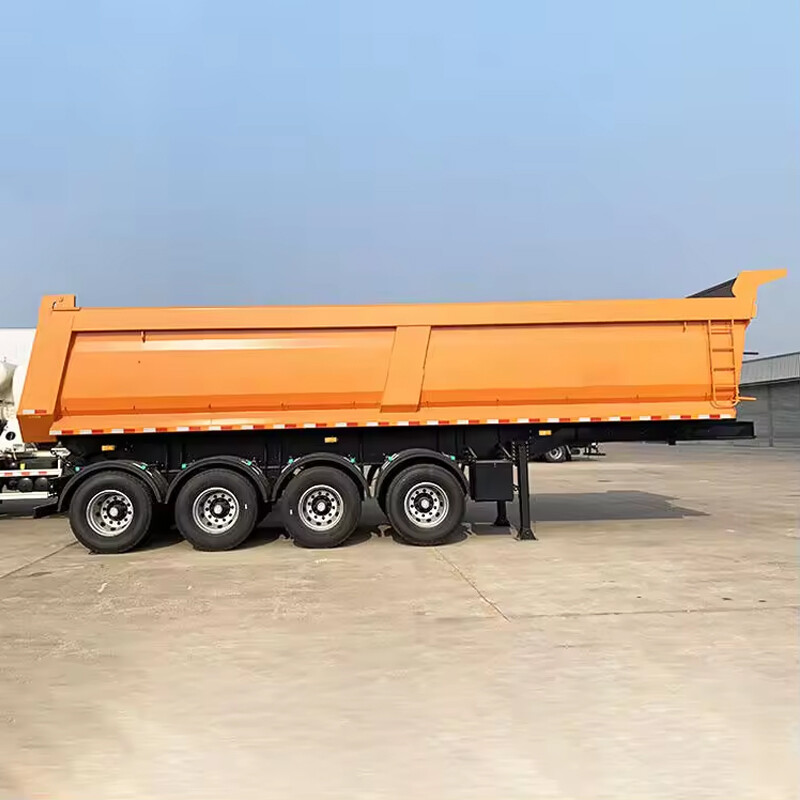 4 Axles Rear Tipper Dump Truck Trailers-Shandong Zonghui Machinery Co., Ltd