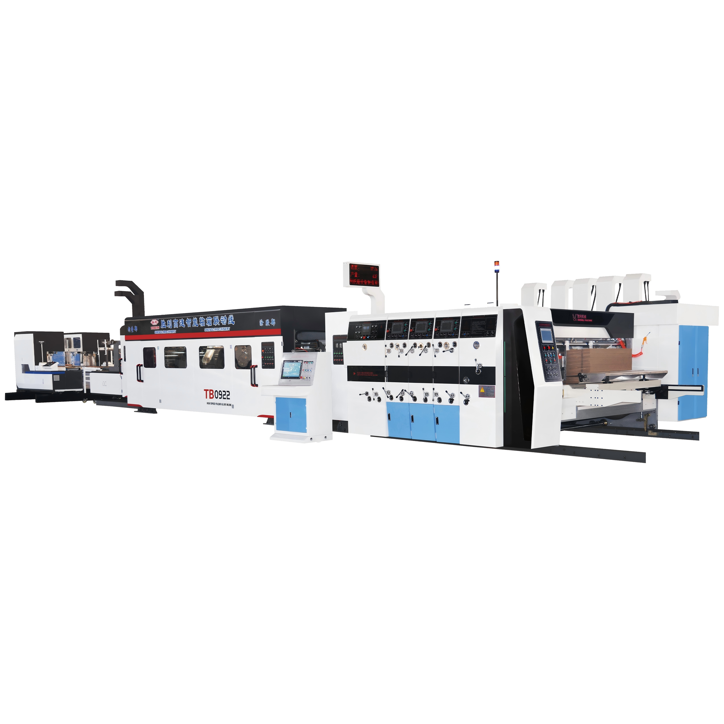 TB Series of High-Speed Printing Folding Gluing Inline-Hebei Shengli ...