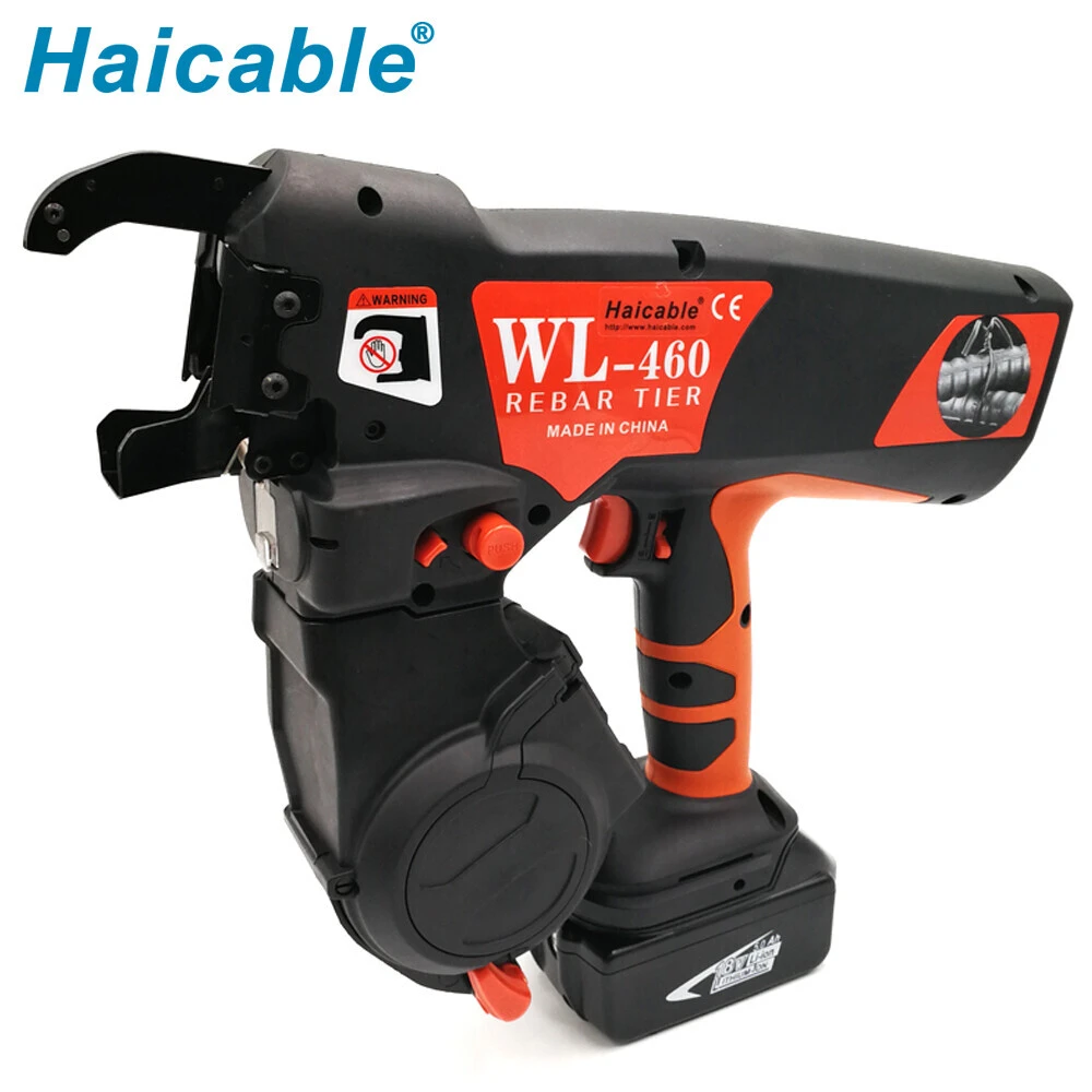 WL-460 Twin Wire Rebar Tying Machine - High Capacity & Li-ion Battery