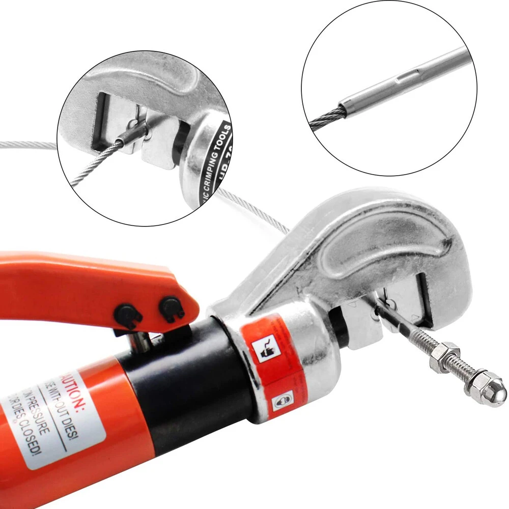 Hydraulic Swager Tool 5T HW-5C | Oval & Stainless Ferrules