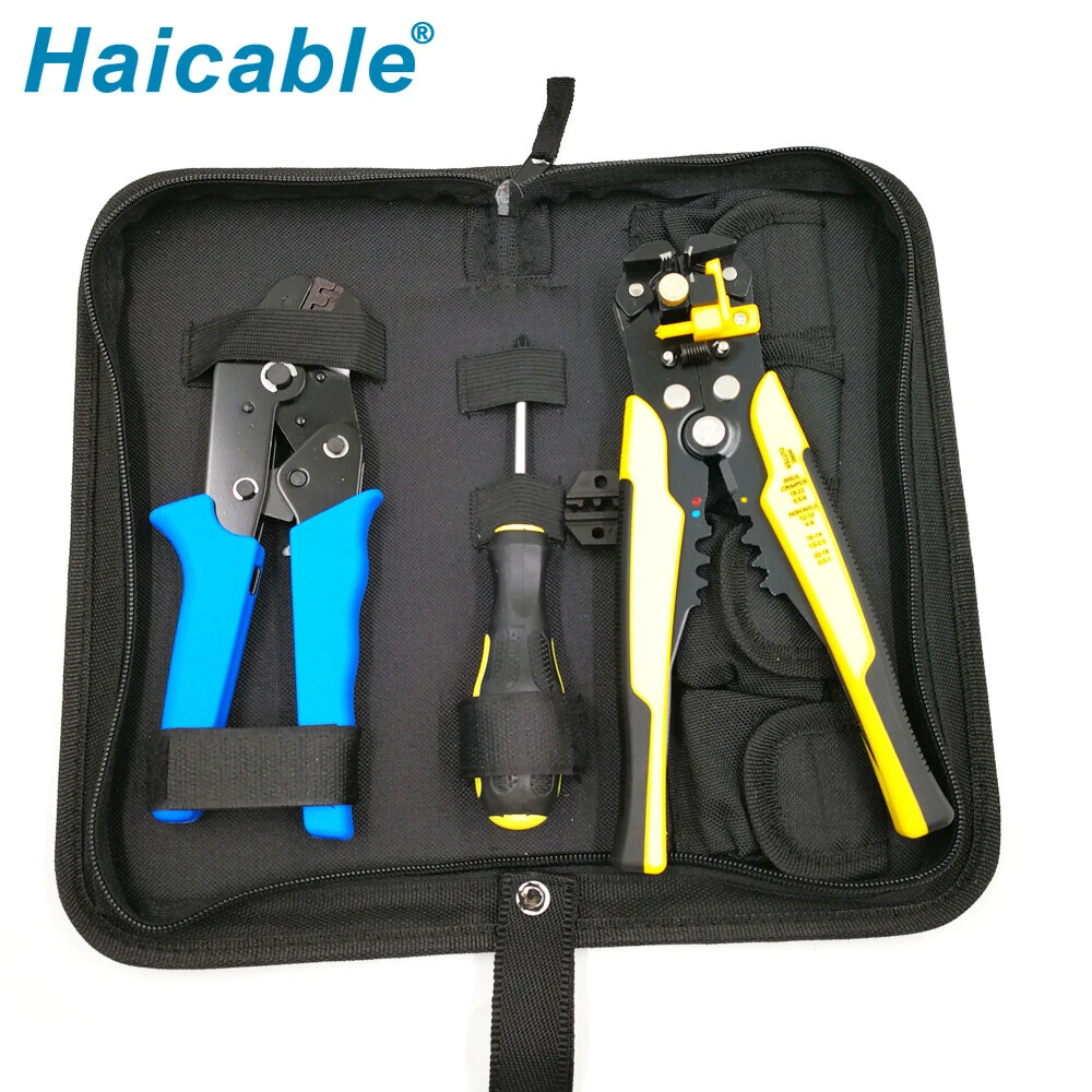 Terminal Crimping Tools Set KIT-03B - Professional Wire Crimper Kit