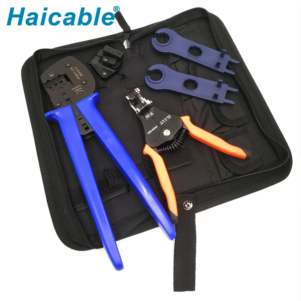 Solar Crimping Tool Set A2546B - 2.5/4/6mm² (14-10 AWG)