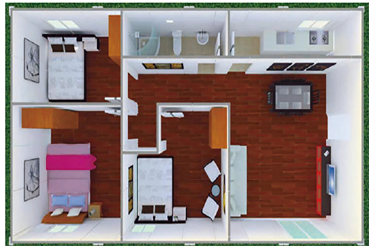 Modular Offshore Living Quarters | Mobile Warm Home for Workers