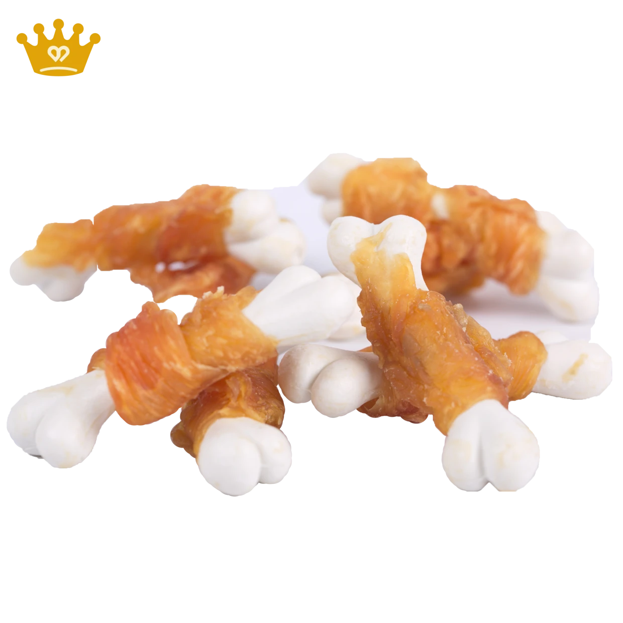 Calcium Bone Wrapped With Chicken-Crown Pet Food