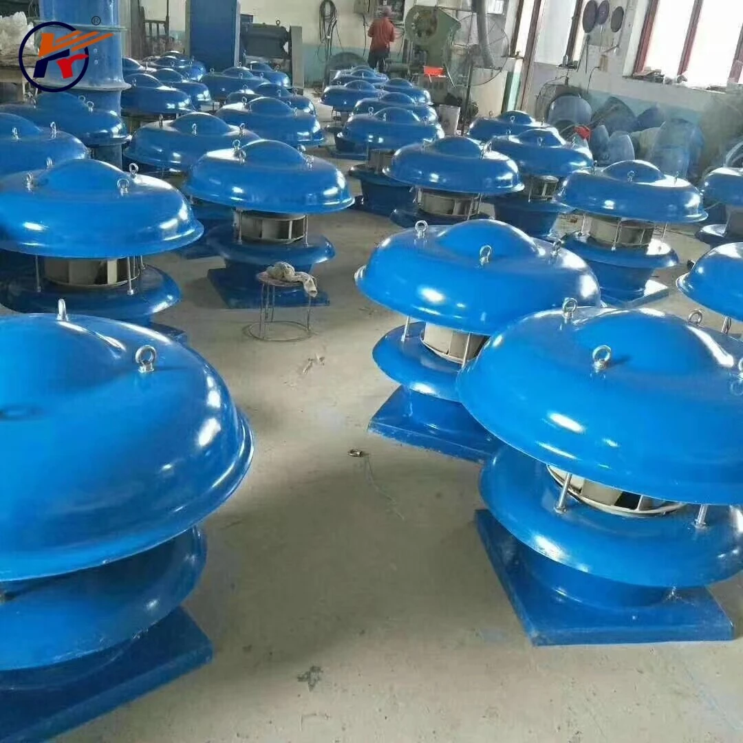 Fiberglass Axial Roof Fan – High Airflow for Roof-Mounted Ventilation ...