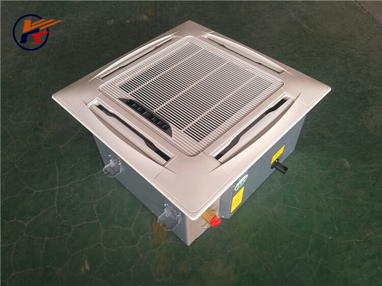 4-Way Cassette Fan Coil Unit (AC/EC) with Smart LCD Control & Scalable ...
