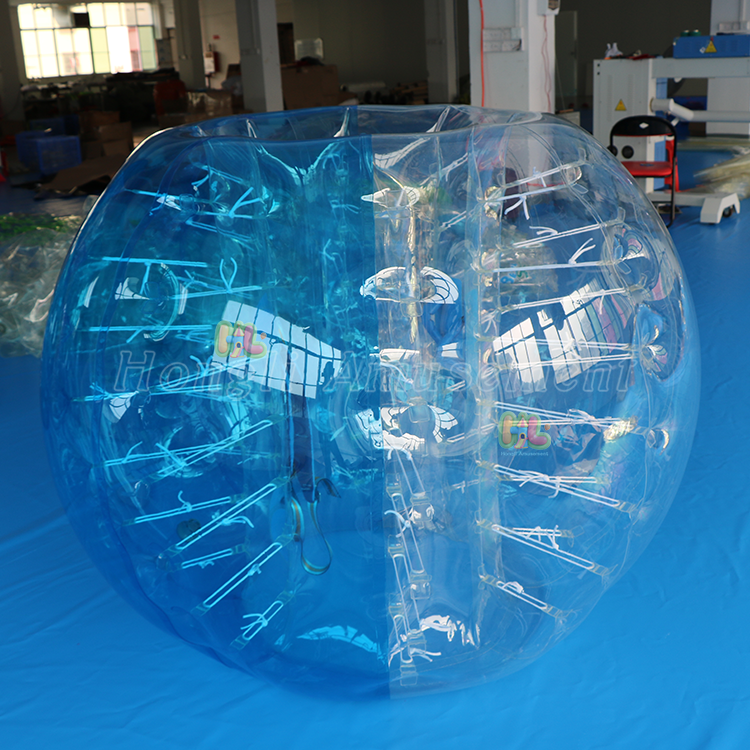 Inflatable Half color Bubble Soccer Ball - HONGLI Durable bumper ball