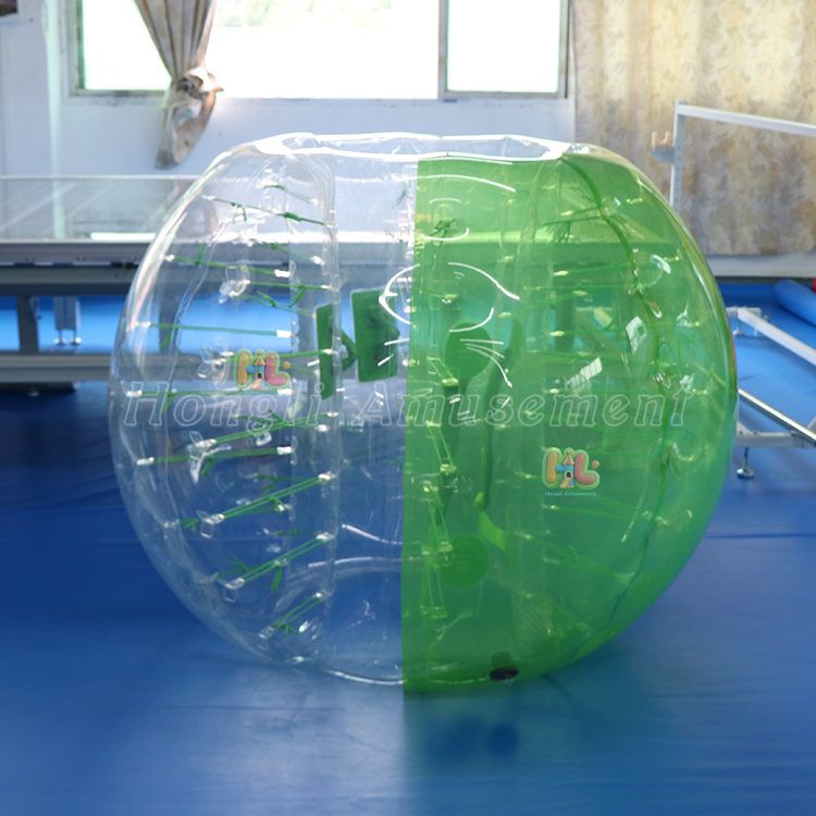 Inflatable Half color Bubble Soccer Ball - HONGLI Durable bumper ball