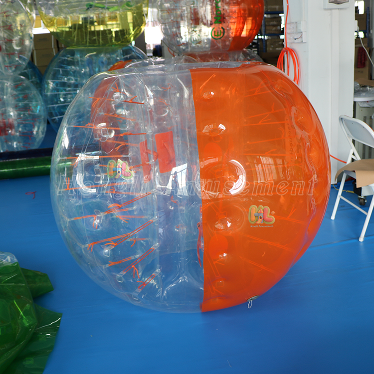 Inflatable Half color Bubble Soccer Ball - HONGLI Durable bumper ball